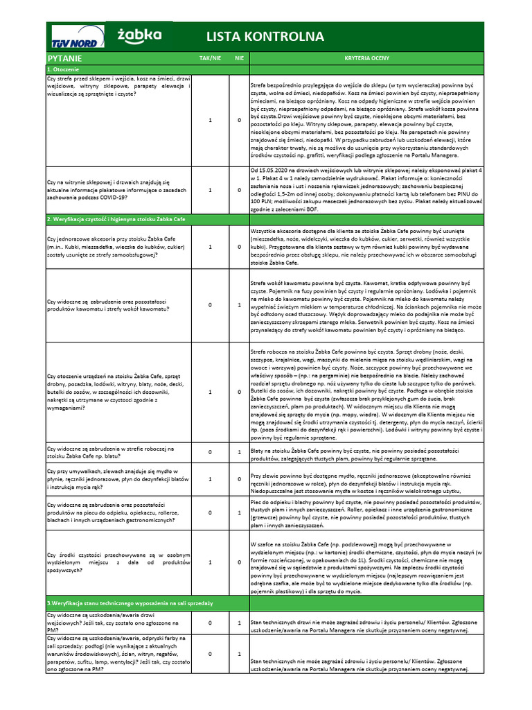 Checklist A | PDF