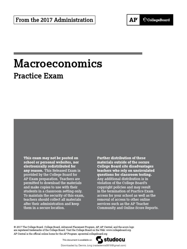 2017 Ipe MCFR | PDF | Multiple Choice | Advanced Placement