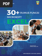 30 Rumus Excel Lengkap Beserta Contoh Perhitungannya | PDF