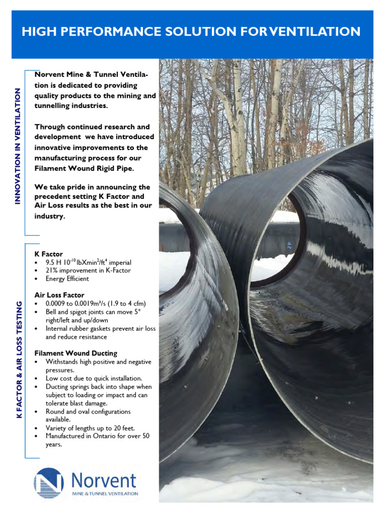 Norvent-High-Performance-Solution-For-Ventilation-1 | PDF | Duct (Flow ...