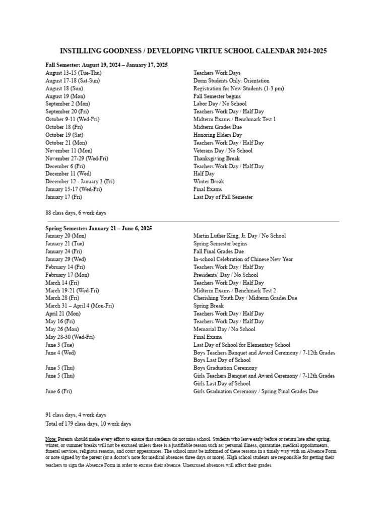 Igdvs Calendar 2024 2025 | PDF | Academic Term | Educational Stages