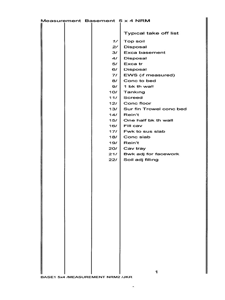 02 STAFF Basement 5x4 TO To Show Complete NRM | PDF