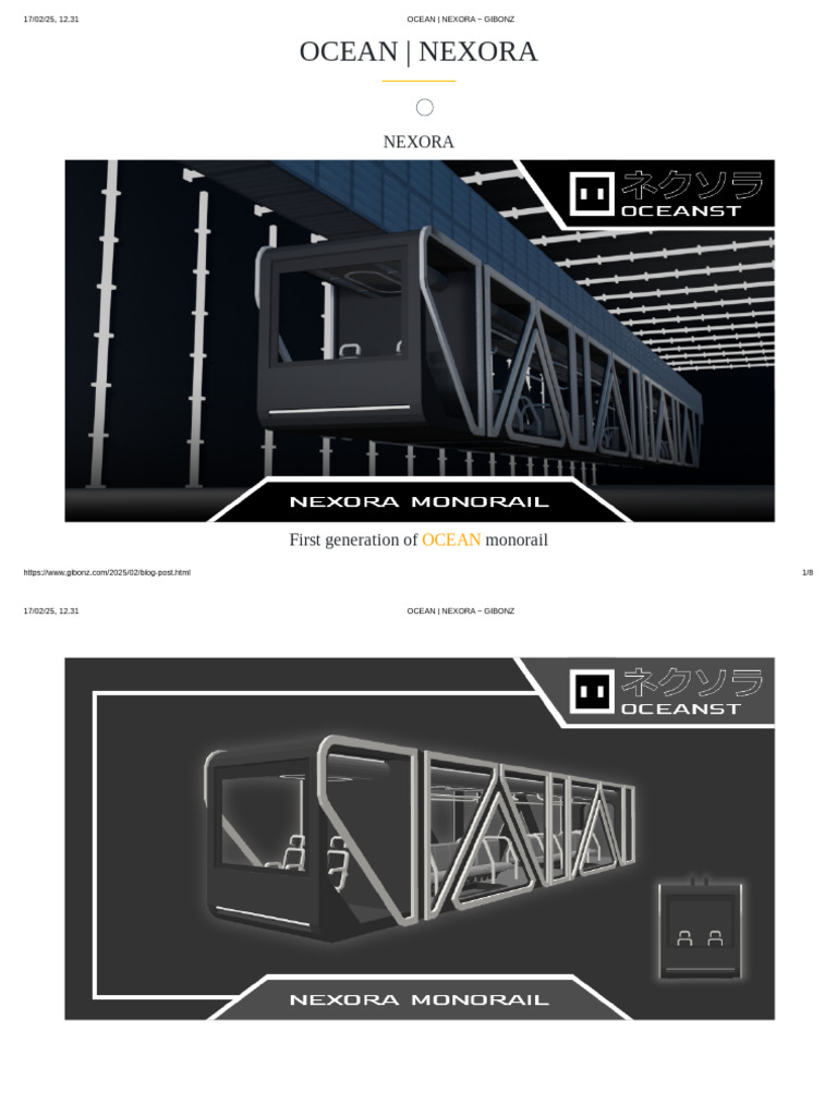 Nexora Monorail System Overview | PDF