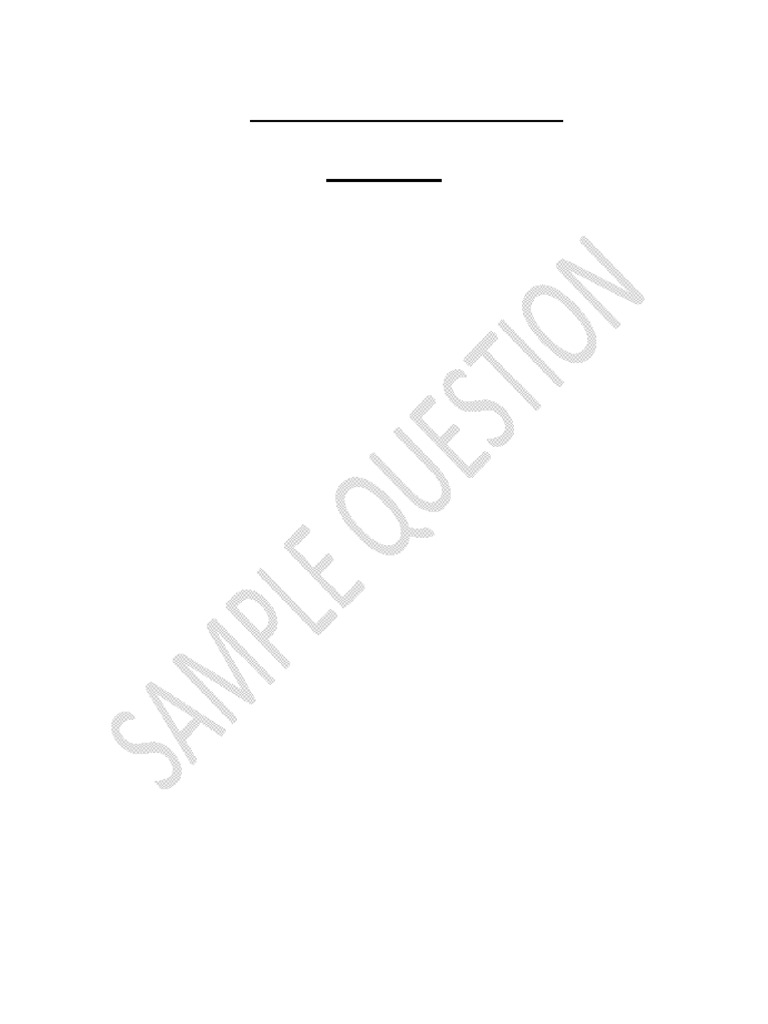 Backlog Exam Sem I II III and IV (MCQ) Sample Paper 15122020 | PDF ...
