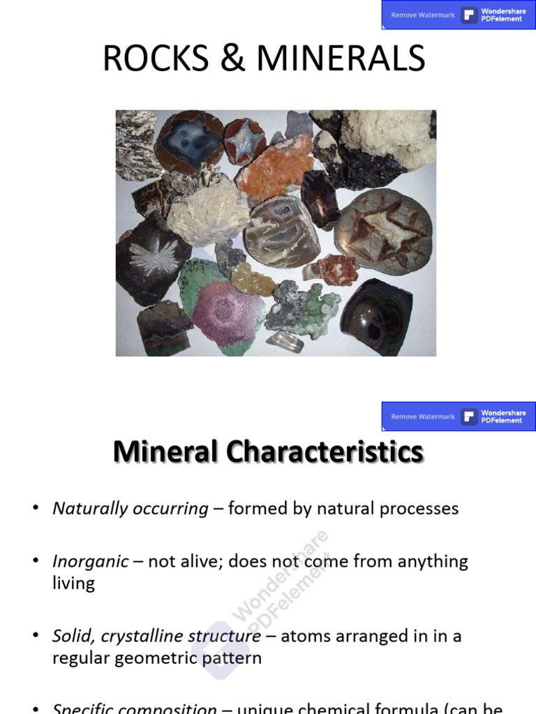 Rocks and Minerals (Metamorphic Rocks) | PDF | Sedimentary Rock | Magma