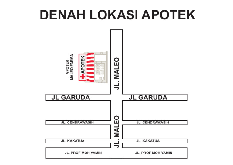 DENAH LOKASI APOTEK | PDF