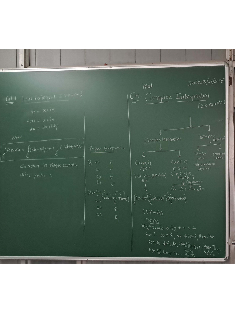 Complex Integration Sem 4 Pdf
