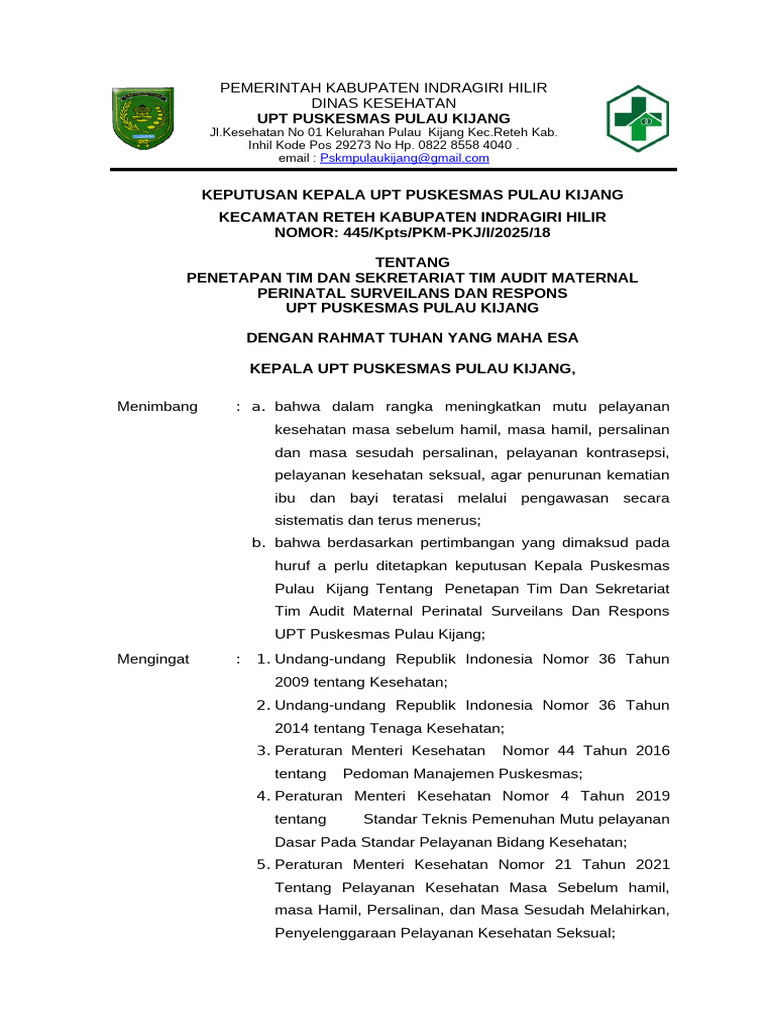 SK TIM AMP 2024 Dan 2025 | PDF