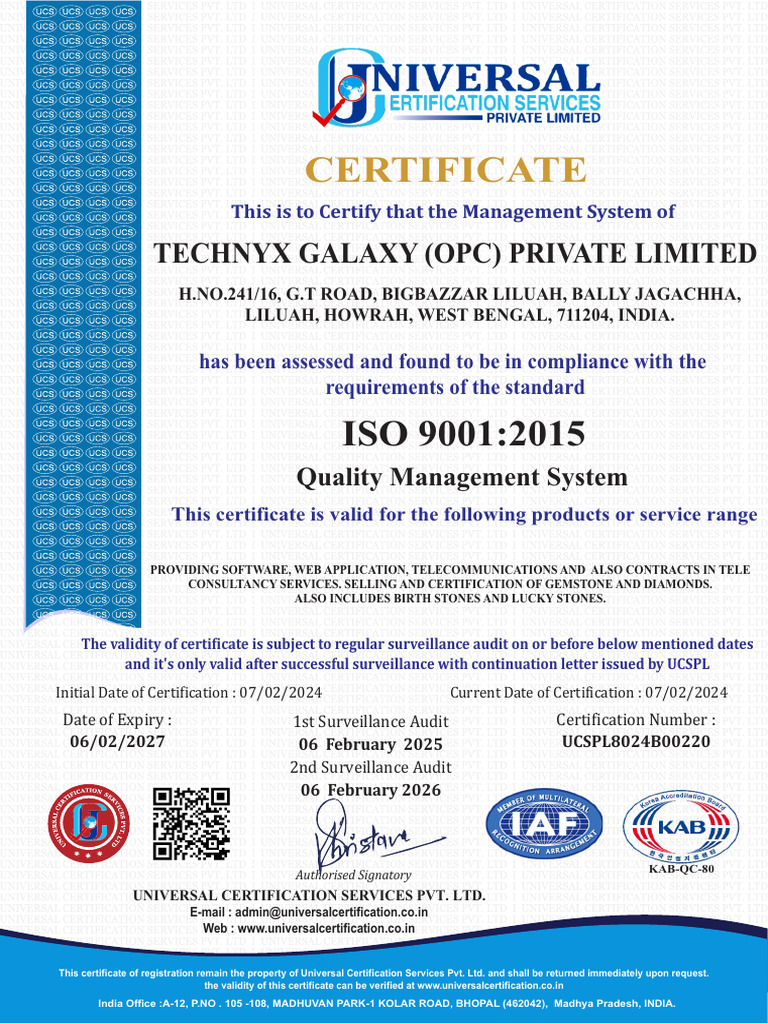 24-B220 Technyx Galaxy (Opc) Private Limited | PDF | Regulation