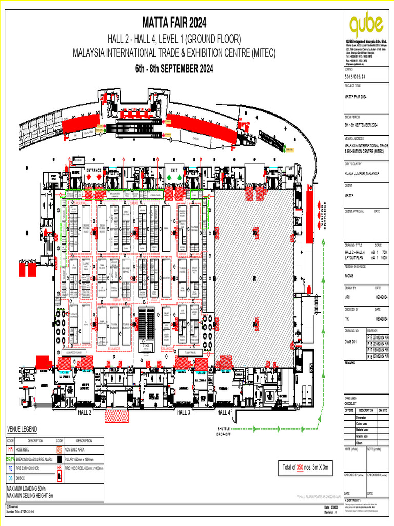 MATTA Fair 2024 Layout Plan | PDF