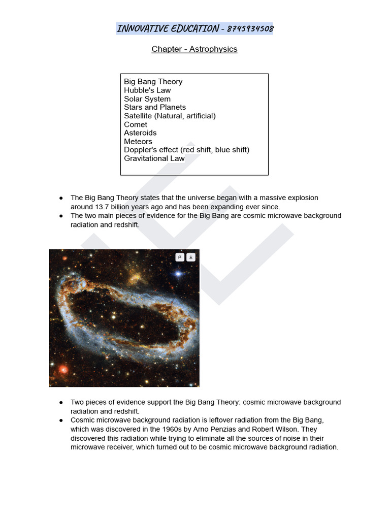Chapter - Astrophysics | PDF | Solar System | Planets