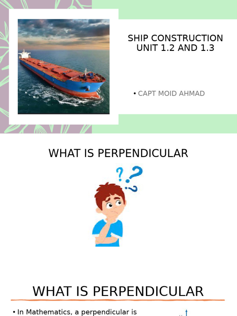 After Perpendicular in Ship Design | PDF | Hull (Watercraft) | Deck (Ship)
