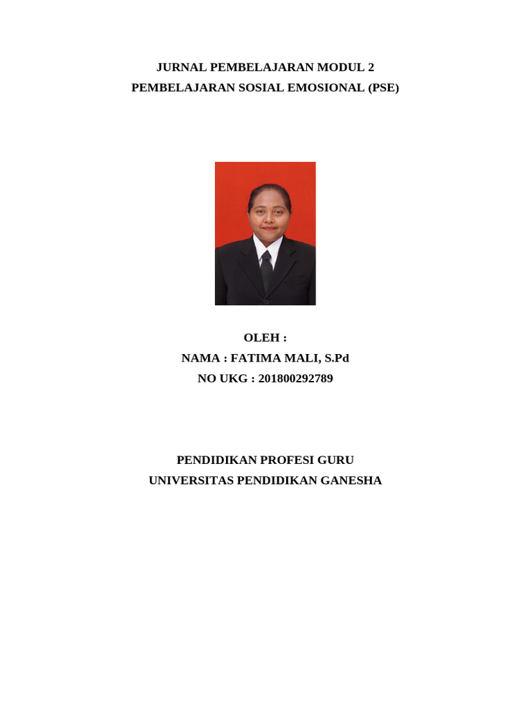 Jurnal Pembelajaran Modul 2 (Pse) | PDF