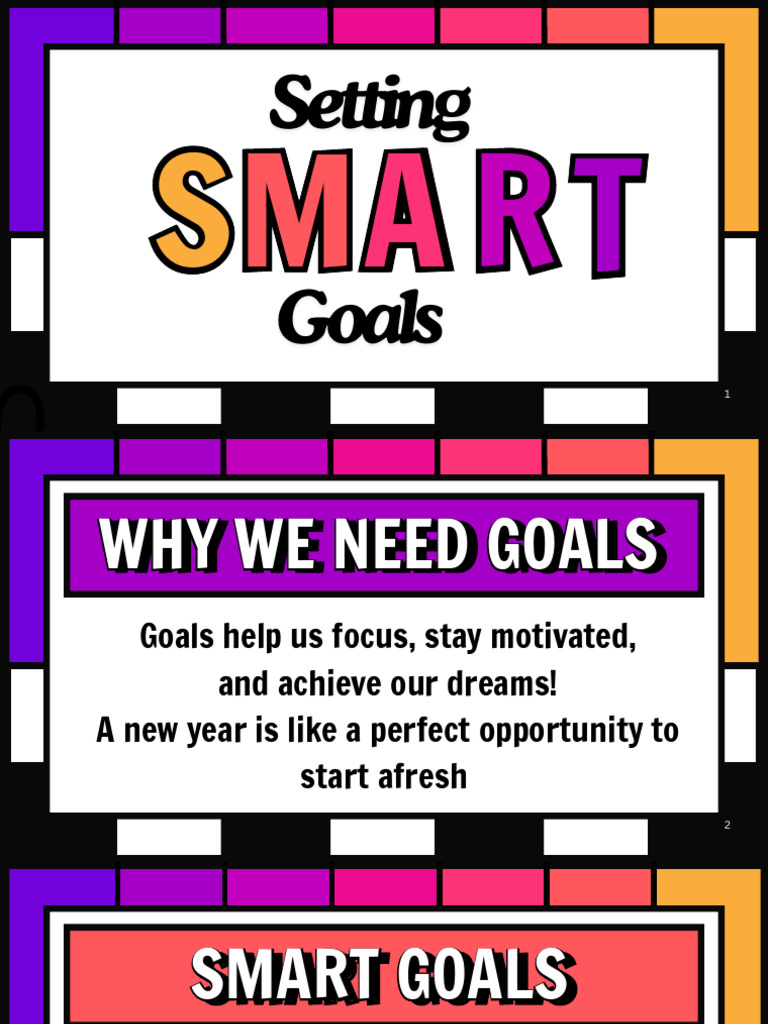 Smart Goals Presentation | PDF | Goal