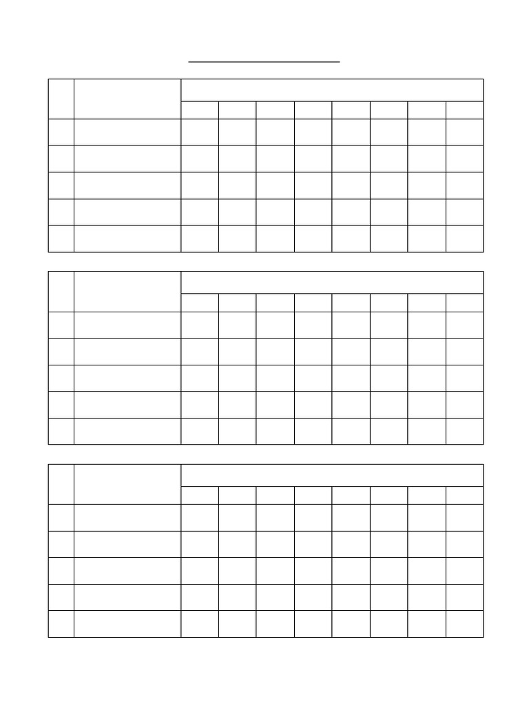Absensi Les | PDF