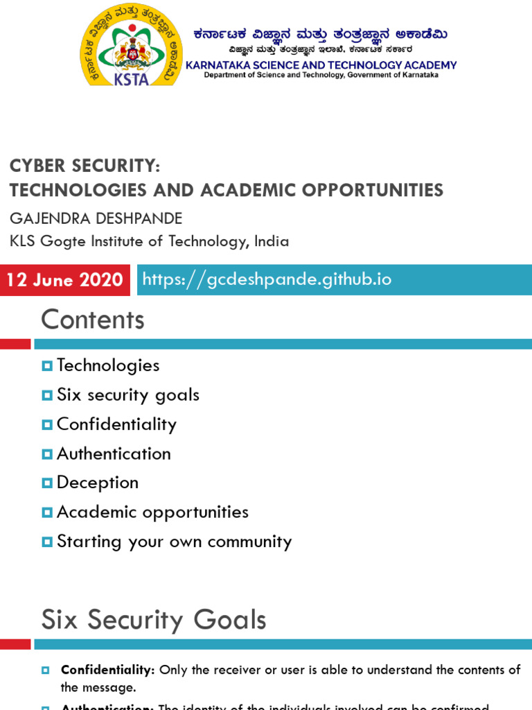Cyber Security Awareness | PDF | Encryption | Key (Cryptography)