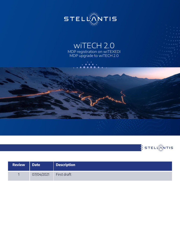 MDP Registration and Upgrade for wiTECH 2.0 | PDF | Wi Fi | Computing ...