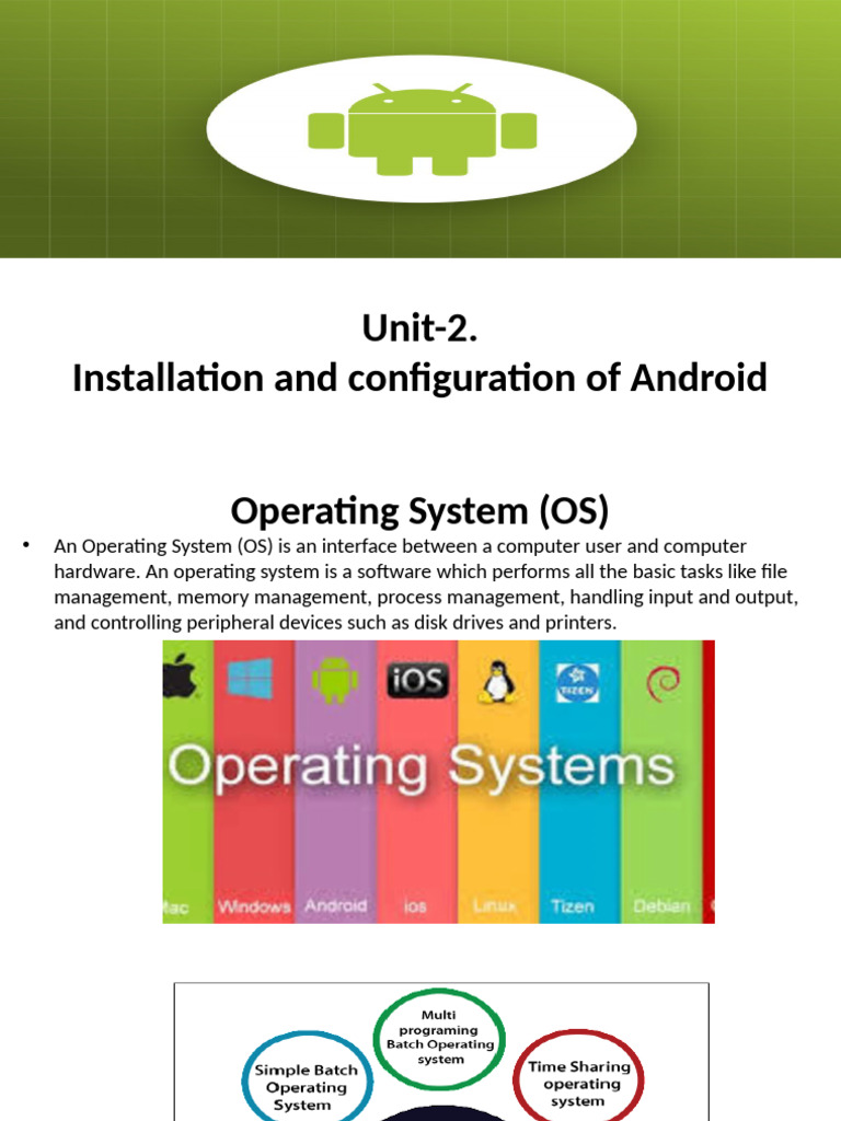 MAD Unit 2 Android Install and Configure | PDF | Java (Software ... MAD Unit 2 Android Install and Configure | PDF | Java (Software ...