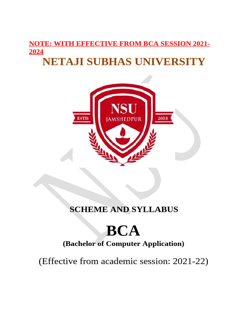 BCA SyllabusFINAL (NEW) | PDF | C++ | Class (Computer Programming)