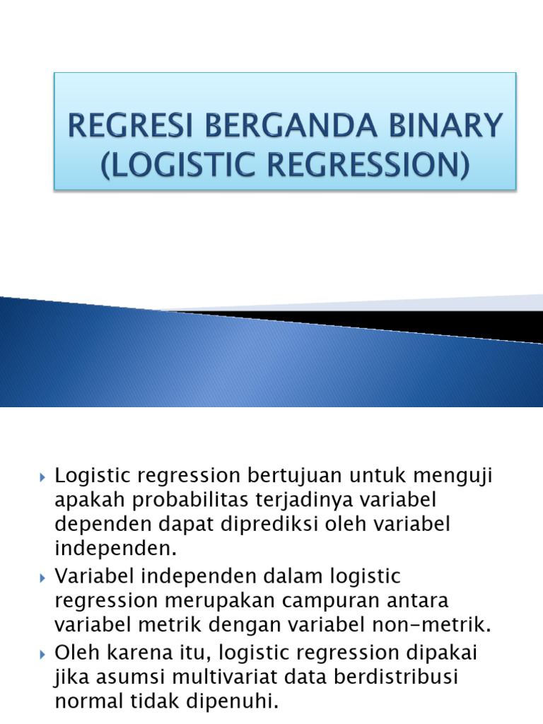 Logistic Regression | PDF