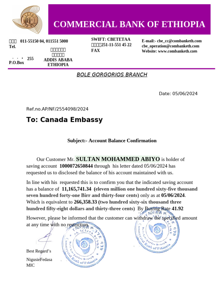 Sultan Mohammed Abiyo | PDF