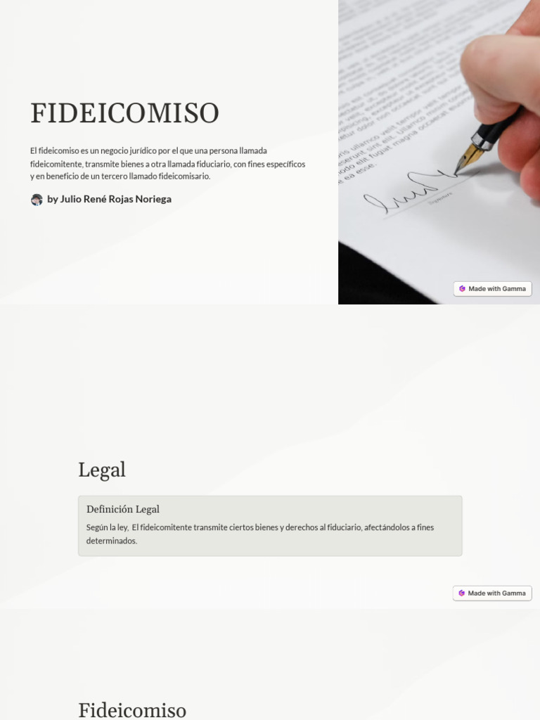 Fide I Comiso | PDF | Ley de Propiedad | Equidad (ley)