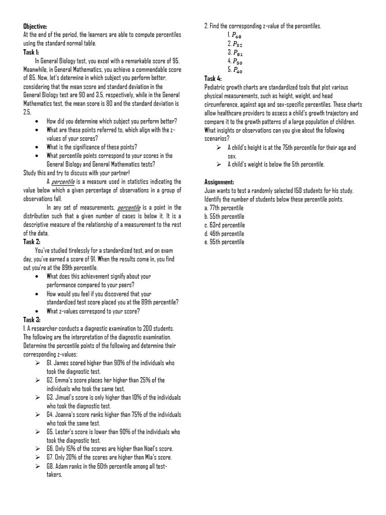 computing-percentiles | PDF | Percentile