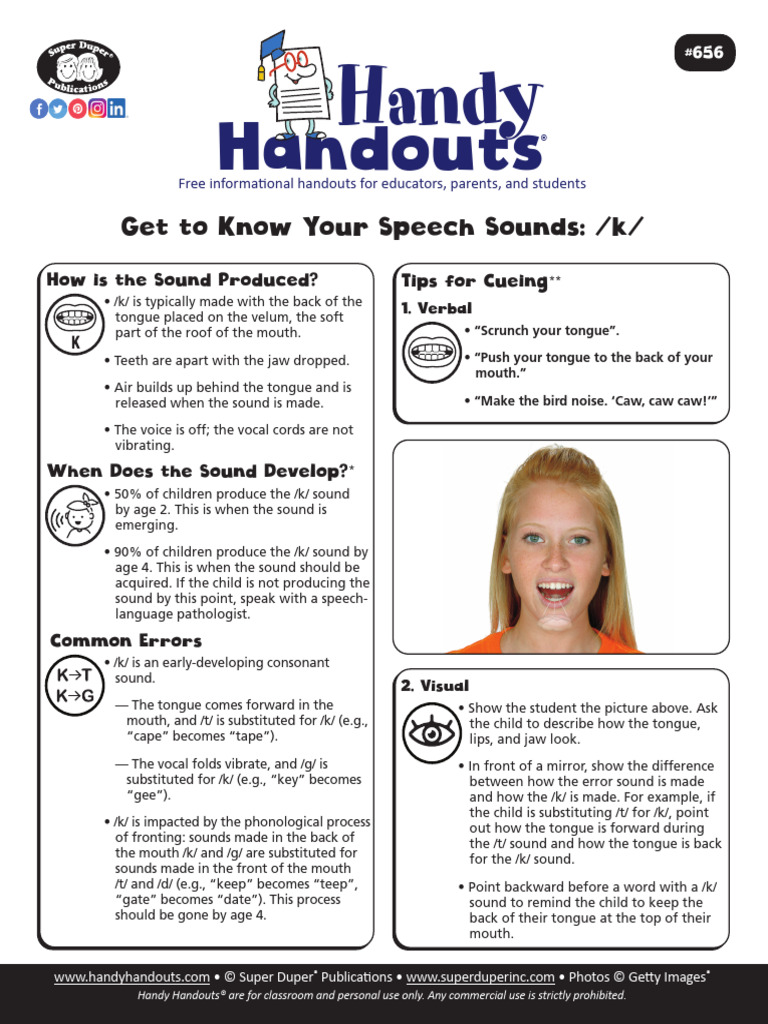 656 GettoKnowSpeechSounds-K | PDF | Speech | Human Voice