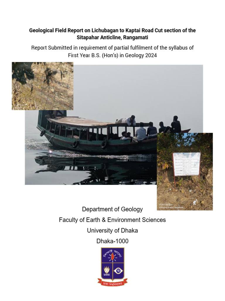 First Year Field Report | PDF | Geology | Stream