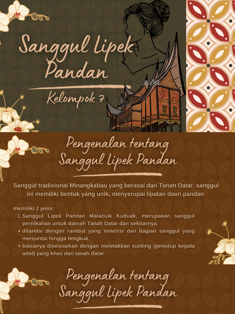 Sanggul Lipek Pandan | PDF