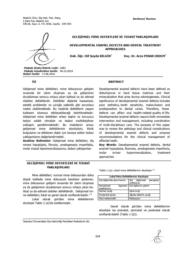 Gel - Msel M - Ne Defektler - Ve Tedav - Yakla - Imlari (#257841) - 224225 | PDF