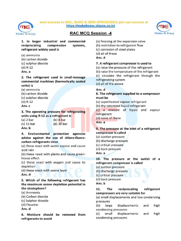 373) (RRB JE MCQ) (RAC MCQ) RAC Basic MCQ 4 (PDF) | PDF
