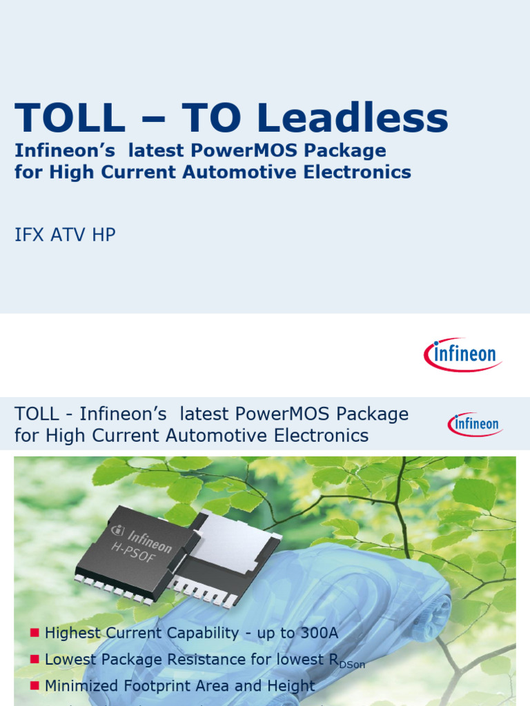 Infineon-TOLL Package General Information-PP-v01 00-EN | PDF ...