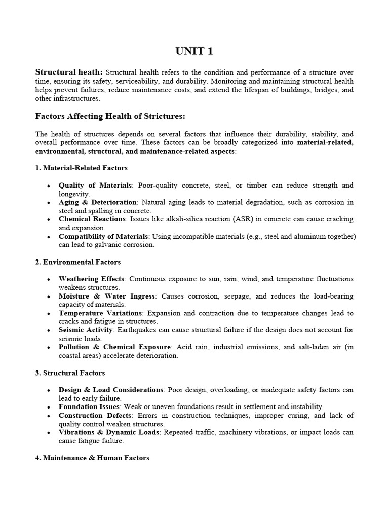 Structural Health Monitoring | PDF | Structural Load | Strength Of ...