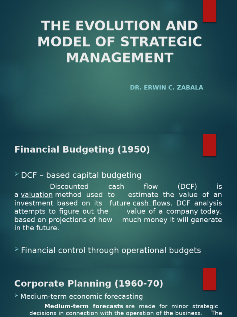 1._Evolution_Model_of_Strategic_Management | PDF | Strategic Management ...