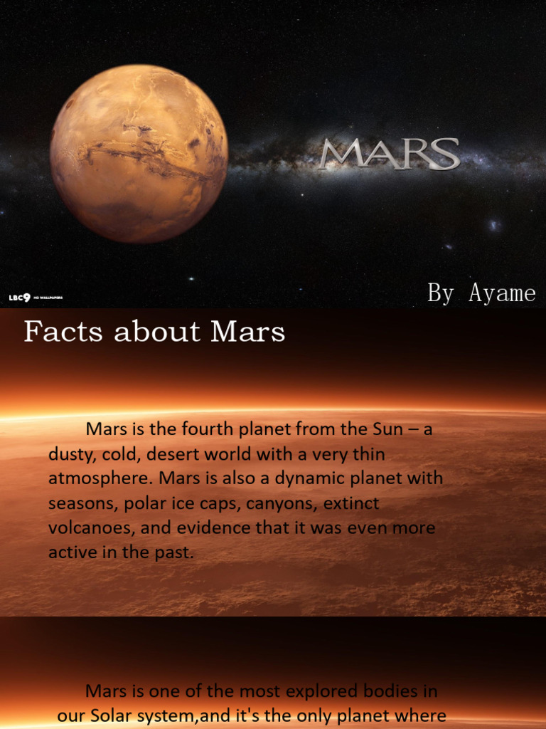Presentation 2 (1) | PDF | Mars | Planets