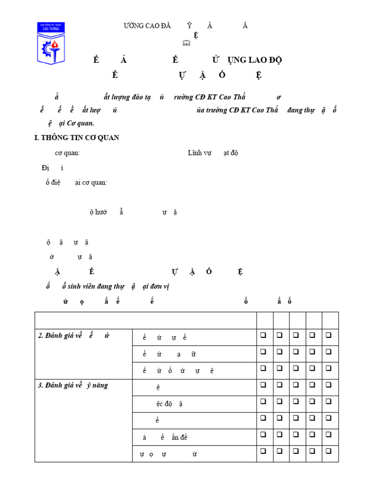 03 Phieu Khao Sat DN 2024 | PDF