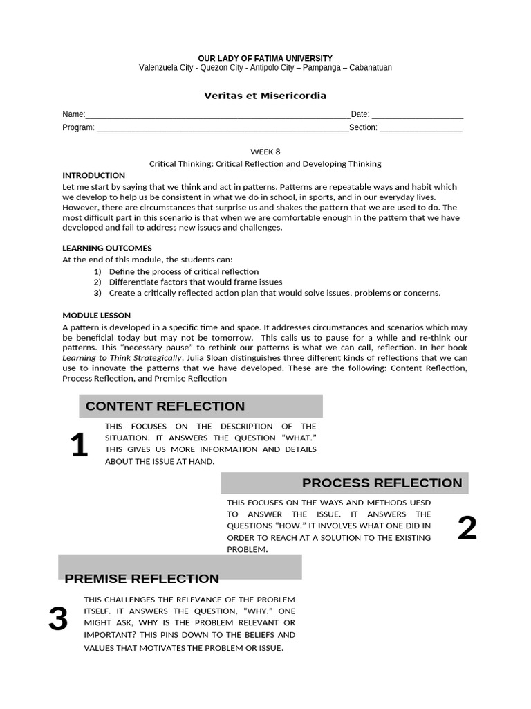 VM211 MODULE 8 Critical Thinking3 (Final) | PDF | Experience ...