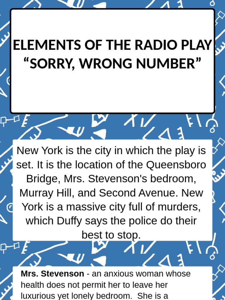 Sorry Wrong Number | PDF