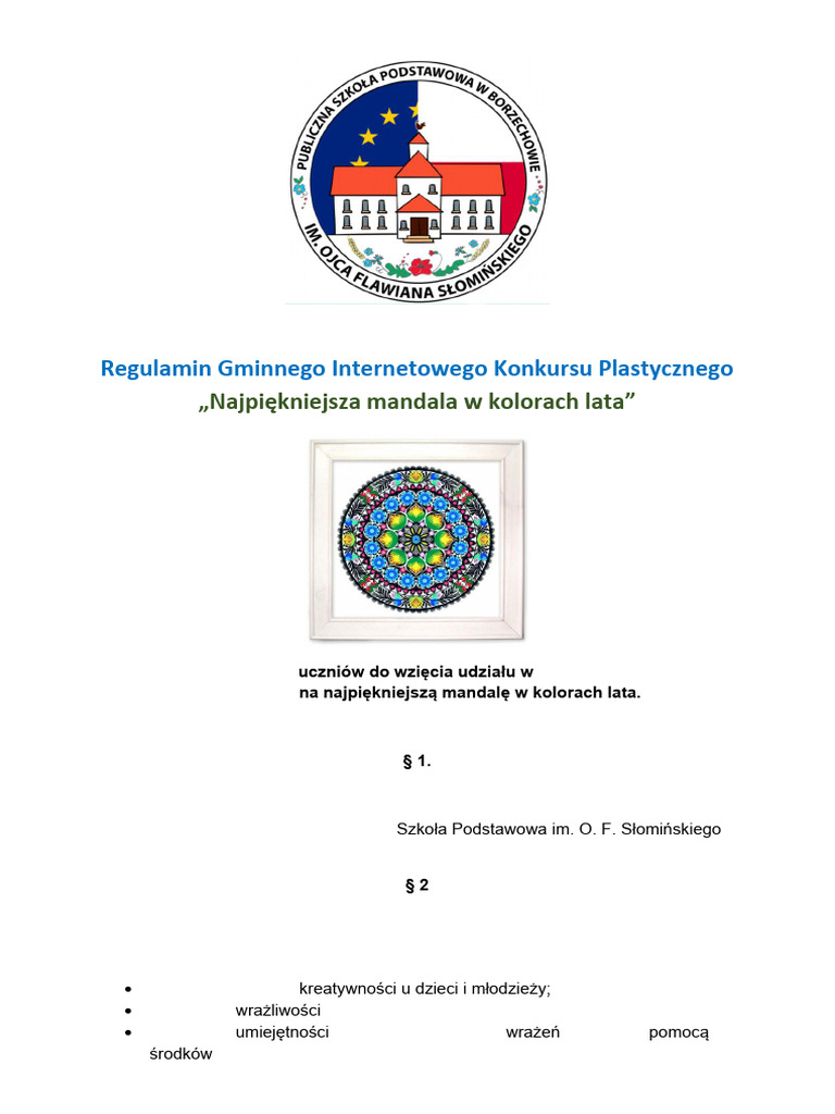 Konkurs Mandala | PDF