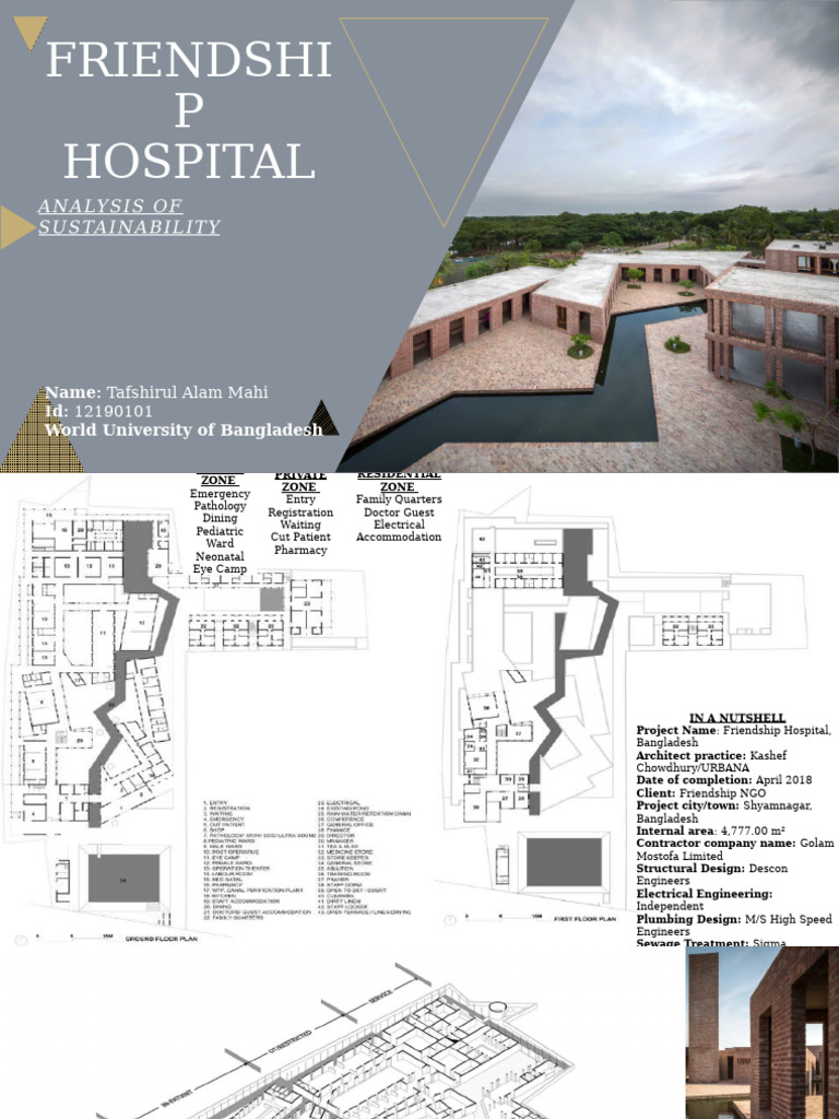Hospital Design Case Study | PDF | Courtyard | Civil Engineering