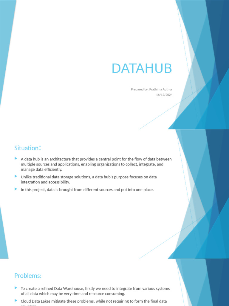 Data Hub | PDF | Data | Data Quality