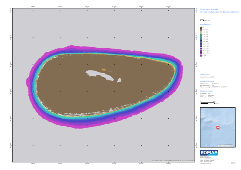 SDB Aus Cartierisland Eomap 20220807t020104 2m Lat Map | PDF ...