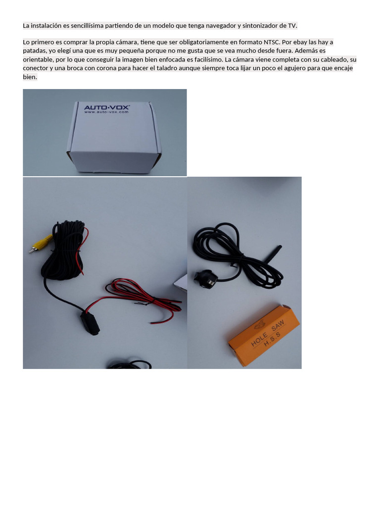 Instalación Camara Trasera E38 | PDF | Relé | Conector eléctrico