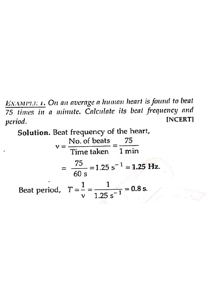 Oscillation Numericals | PDF