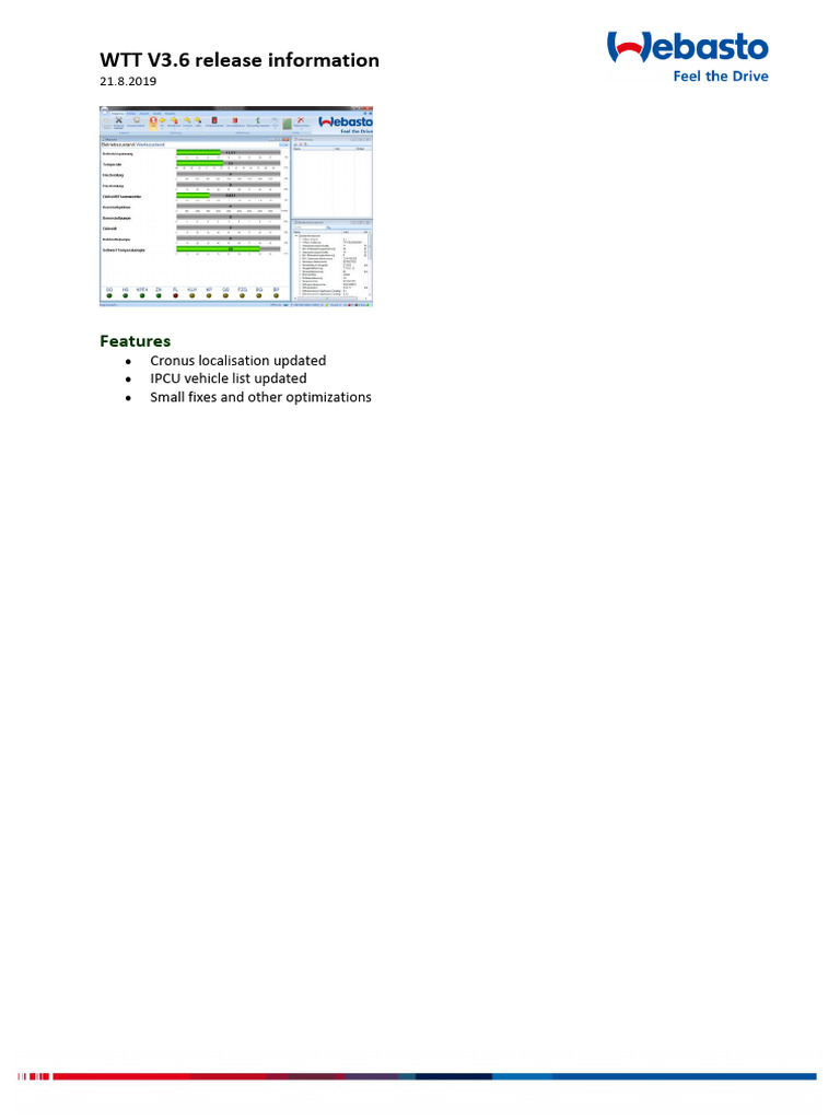 WTT V3.6 Release Info - EN | PDF