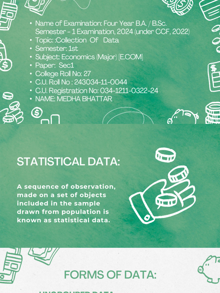 Statistical Data Collection Methods | PDF | Questionnaire | Information