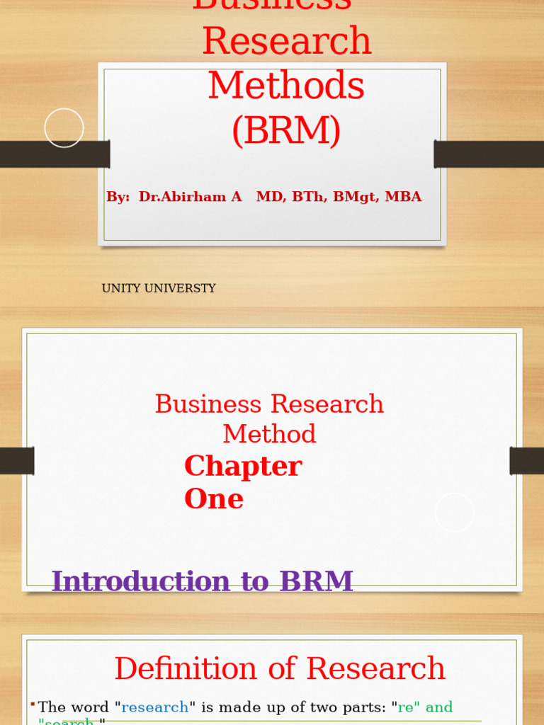 Business Research Methods Overview | PDF | Type I And Type Ii Errors ...