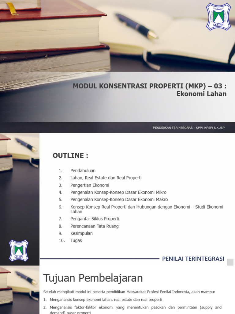 5.MKP 03 EKONOMI LAHAN Gabungan November 2024 Rev HAN 2 (Presentasi) | PDF