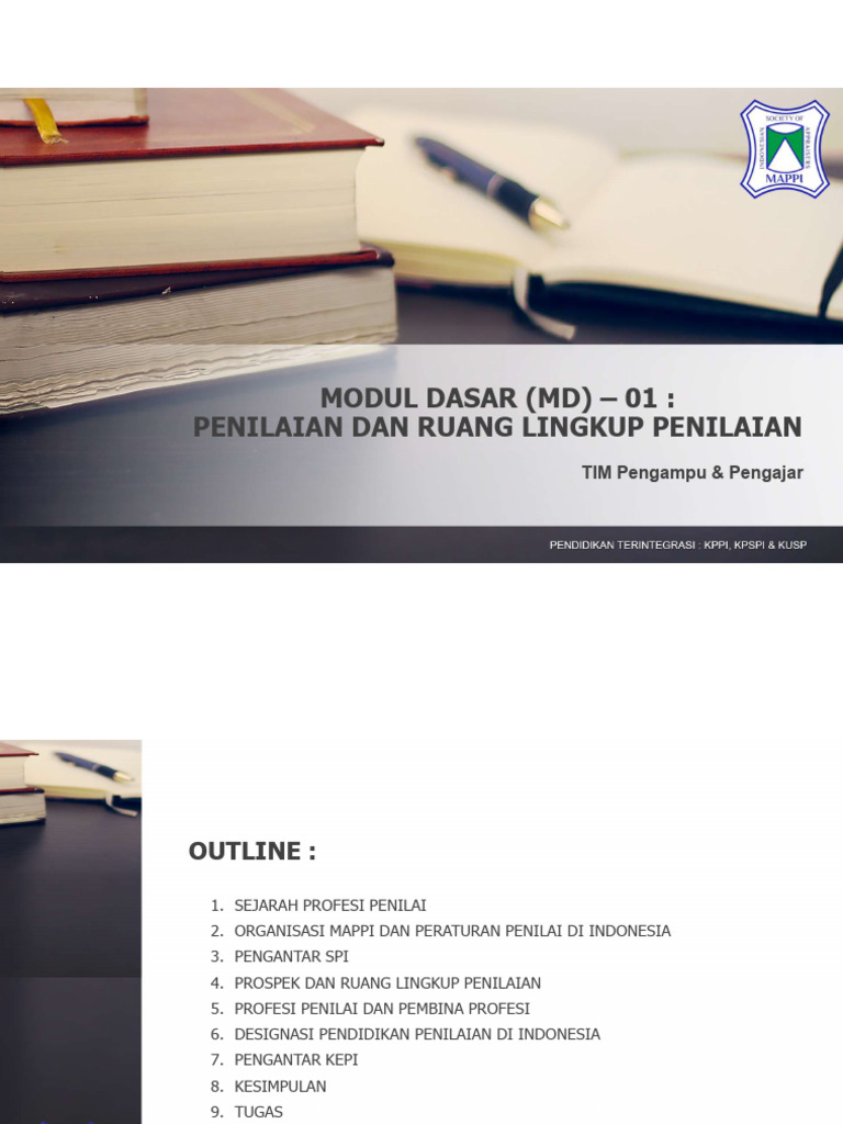 2.MD01 Penilaian Dan Ruang Lingkup Penilaian | PDF